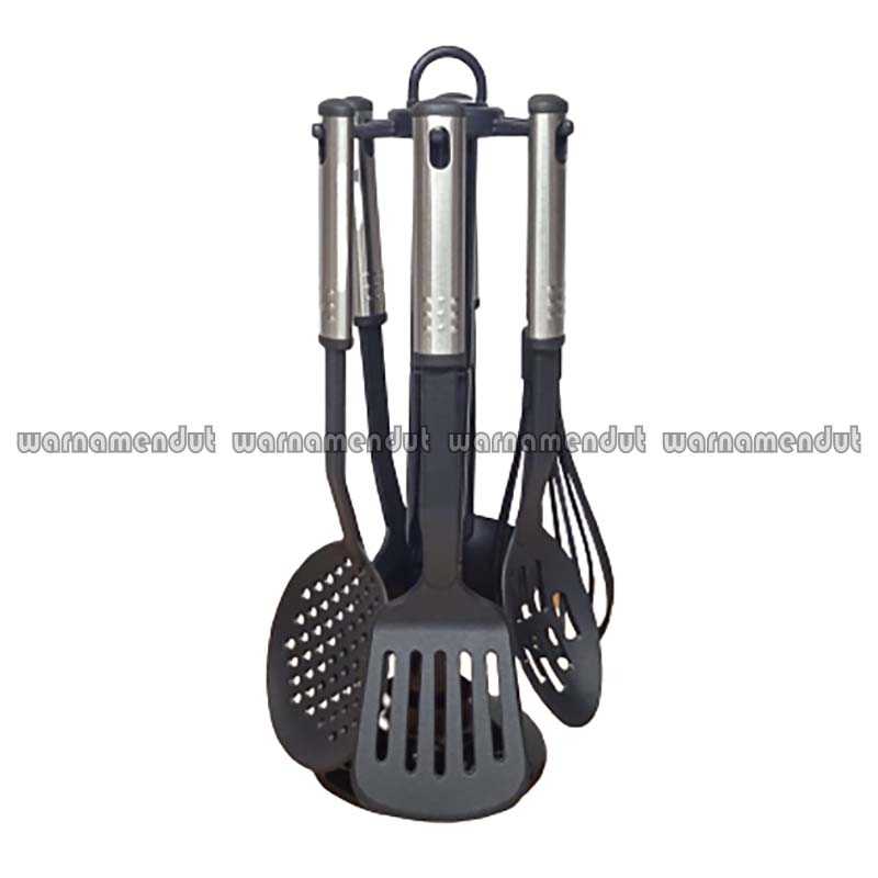 Jual Utensil peralatan masak set 6pcs dengan holder WMO IF073