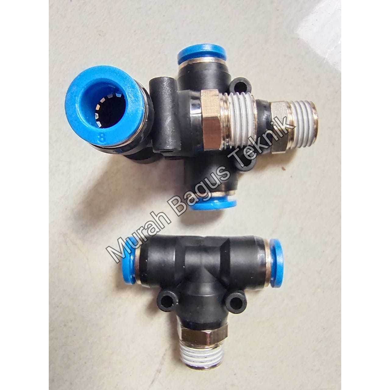 Jual Fitting Angin PB8-2 Fitting Pneumatic PB 8-1/4" Air Male