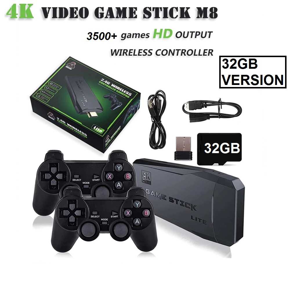 Jual M8 - Retro Game Console Stick 4K UHD - Game Jadul | Jakmall.com