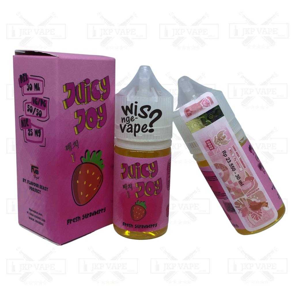Jual Juicy Joy Fresh Strawberry 30ml - Salt Nic Liquid By