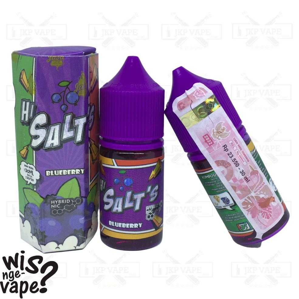 Jual Hi Salts Blueberry 30ml - Salt Nic Liquid Vape By IDJ x Big