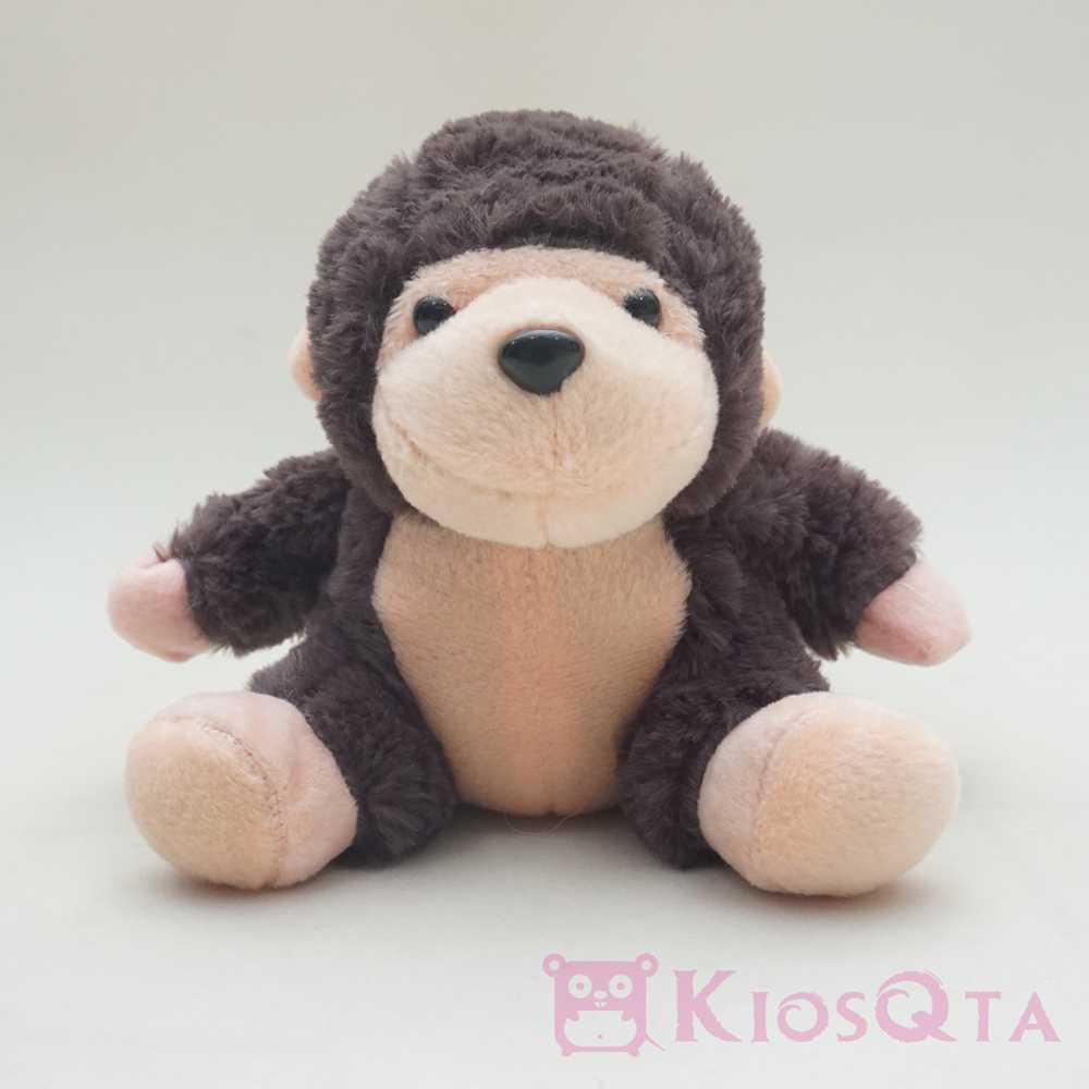 Jual boneka monyet kecil little monkey coklat tua ekor panjang