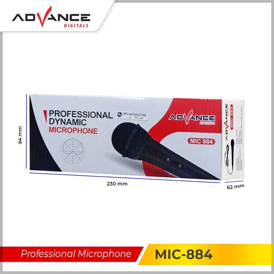 Jual Advance Mic Karaoke Profesional Dynamic Microphone Mic