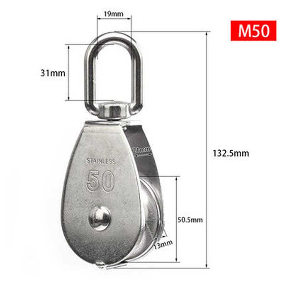 Jual Katrol Kerekan Mini Swivel Pulley Stainless Steel Single