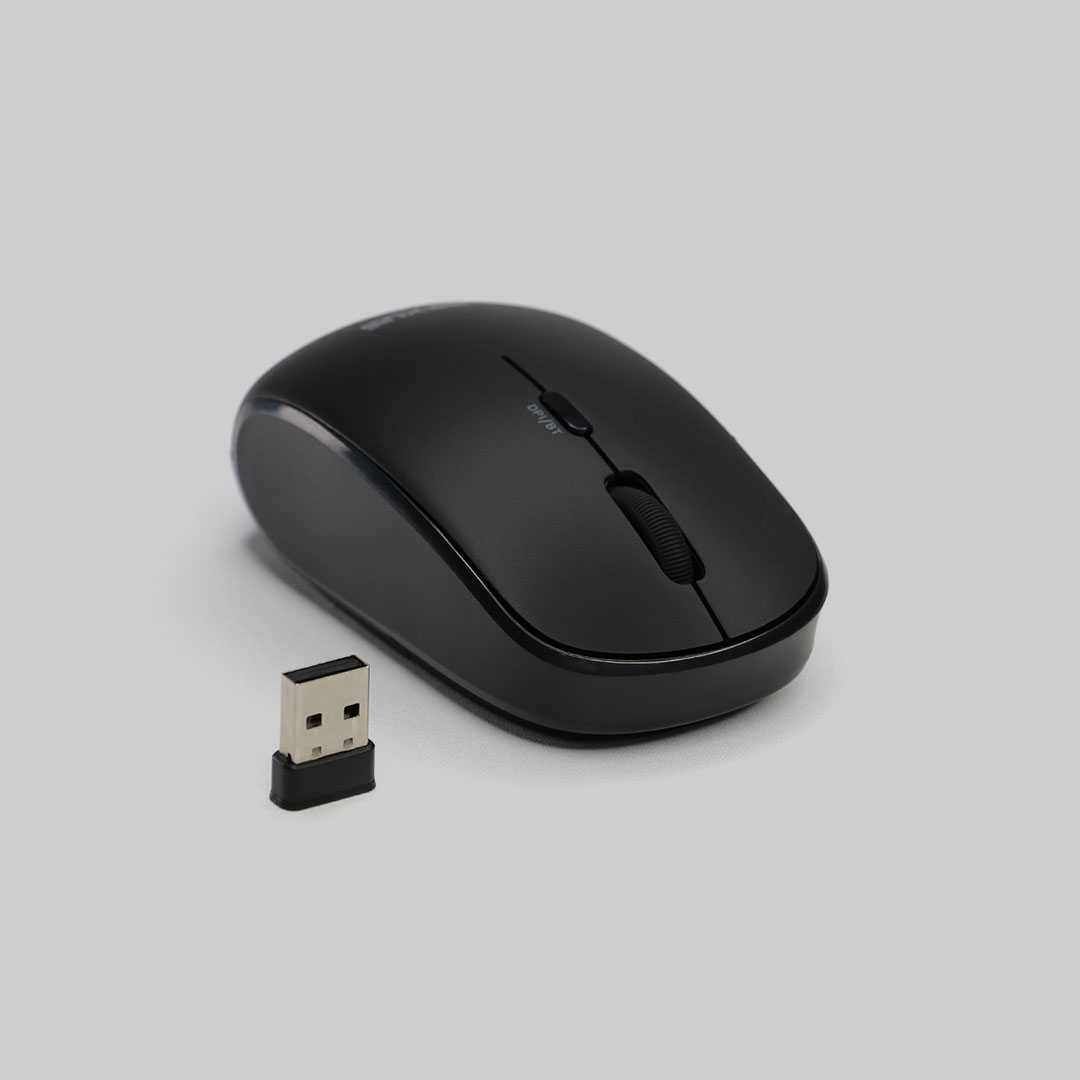 Jual Rexus Mouse Wireless Bluetooth Office QB100 Silent Click 4D
