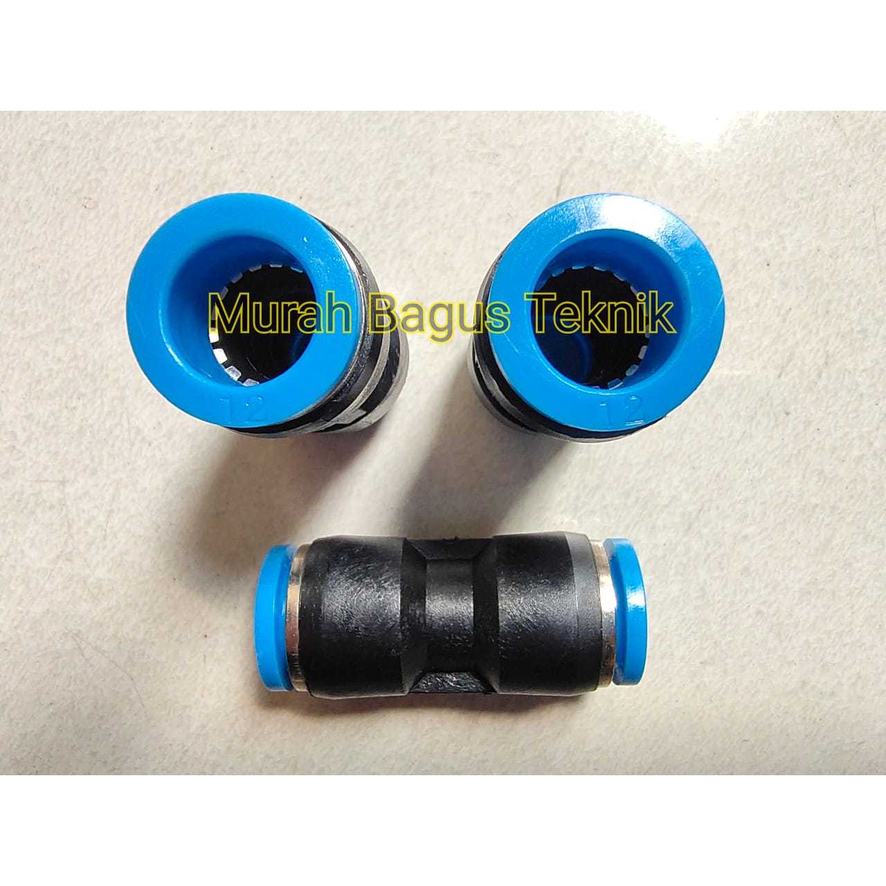 Jual Fitting Angin PU 12mm Fitting Pneumatic 12mm Air Socket