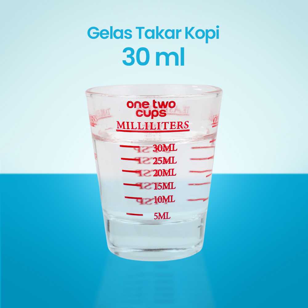 Jual One Two Cups Gelas Takar Kopi Expresso Shot Glass Coffee