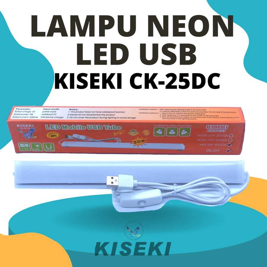 Jual Lampu Neon USB CK-25DC 5w KISEKI LED USB KISEKI emergency