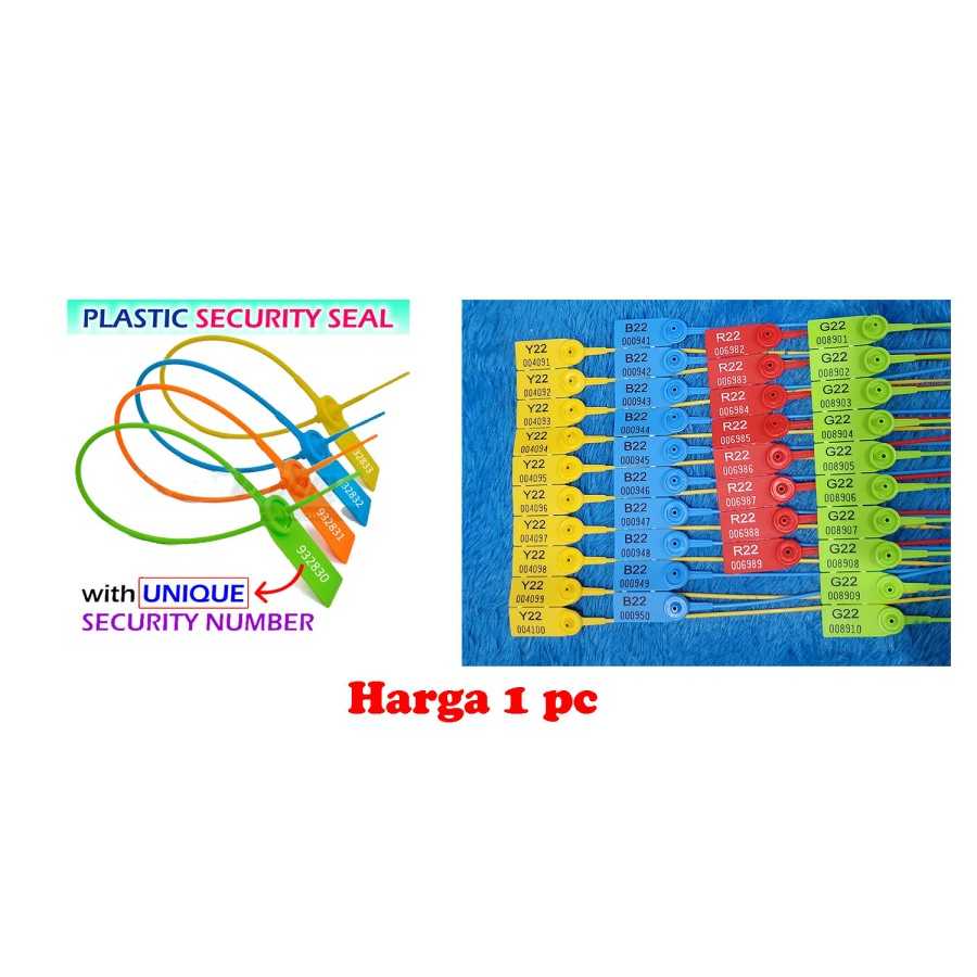 Jual Plastic Security Seal Segel Koper Panel Container Tag ties