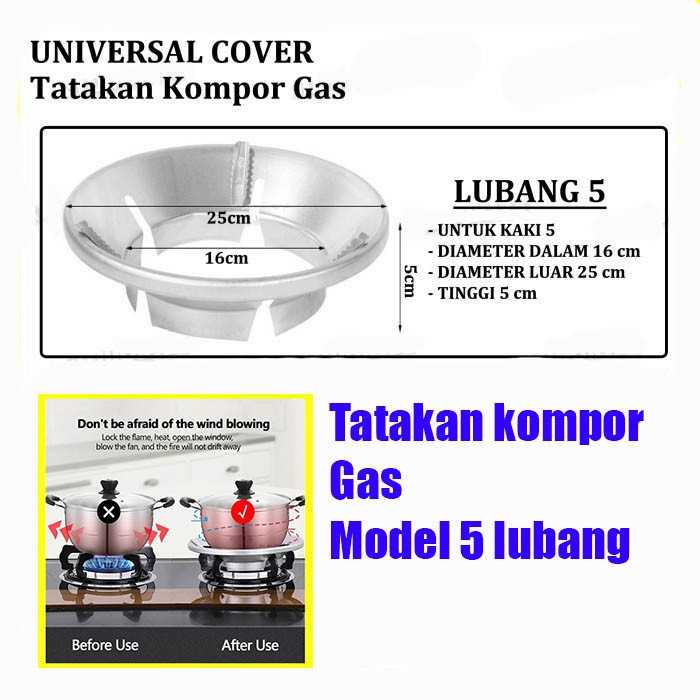 Jual Alas Tatakan 5 lubang Cover Dudukan Kompor Gas Portable