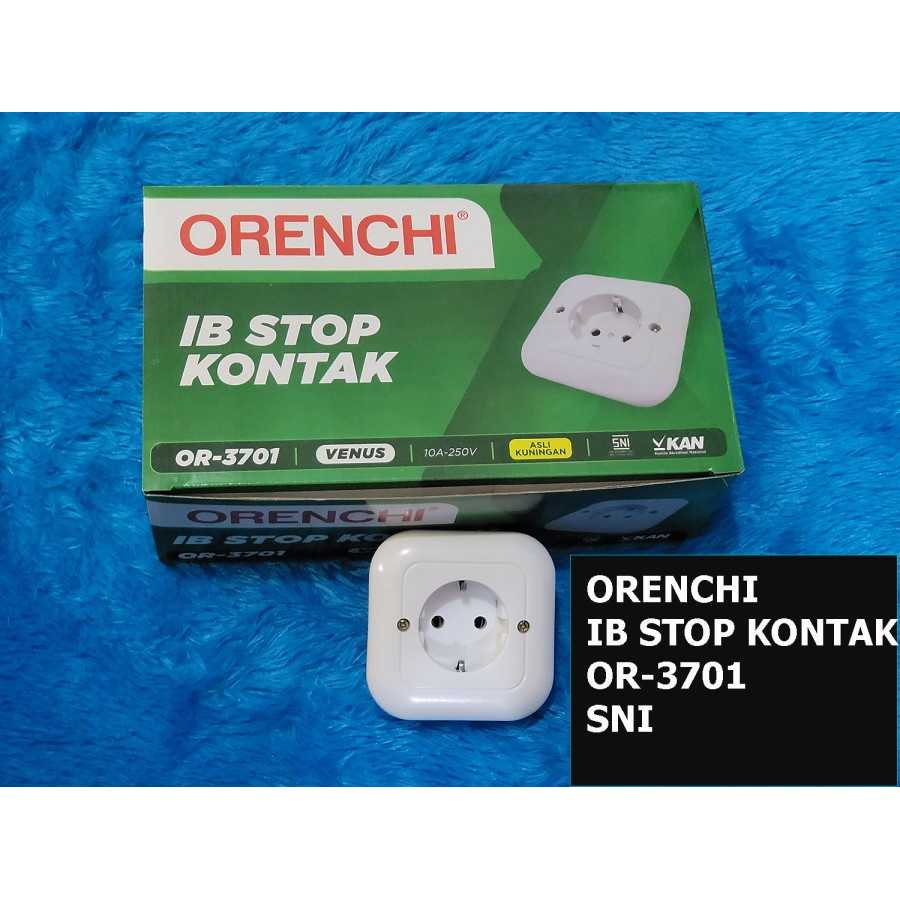 Jual Ib Stop kontak OR-3701 Orenchi Venus inbow Tempel stopkontak