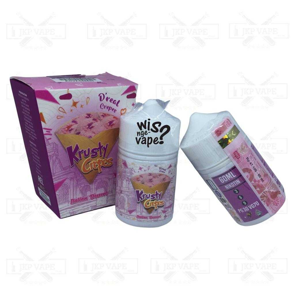 Jual Krusty Crepes V2 Italian Dessert 60ml - Liquid Vape By Java
