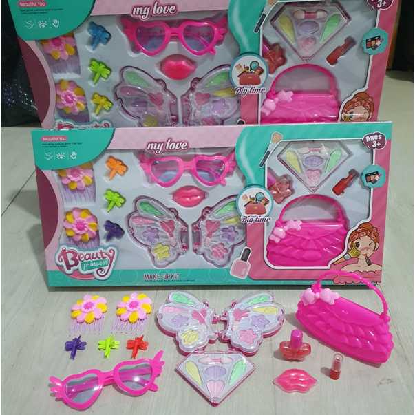 Jual MAINAN FASHION MAKE UP ANAK PEREMPUAN GIRL BEAUTY SET