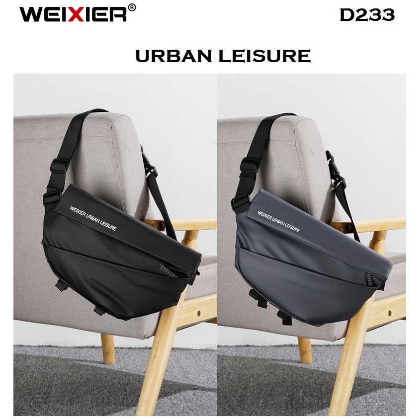 Jual WEIXIER D233 - Urban Leisure Crossbody Chest Bag - Tas