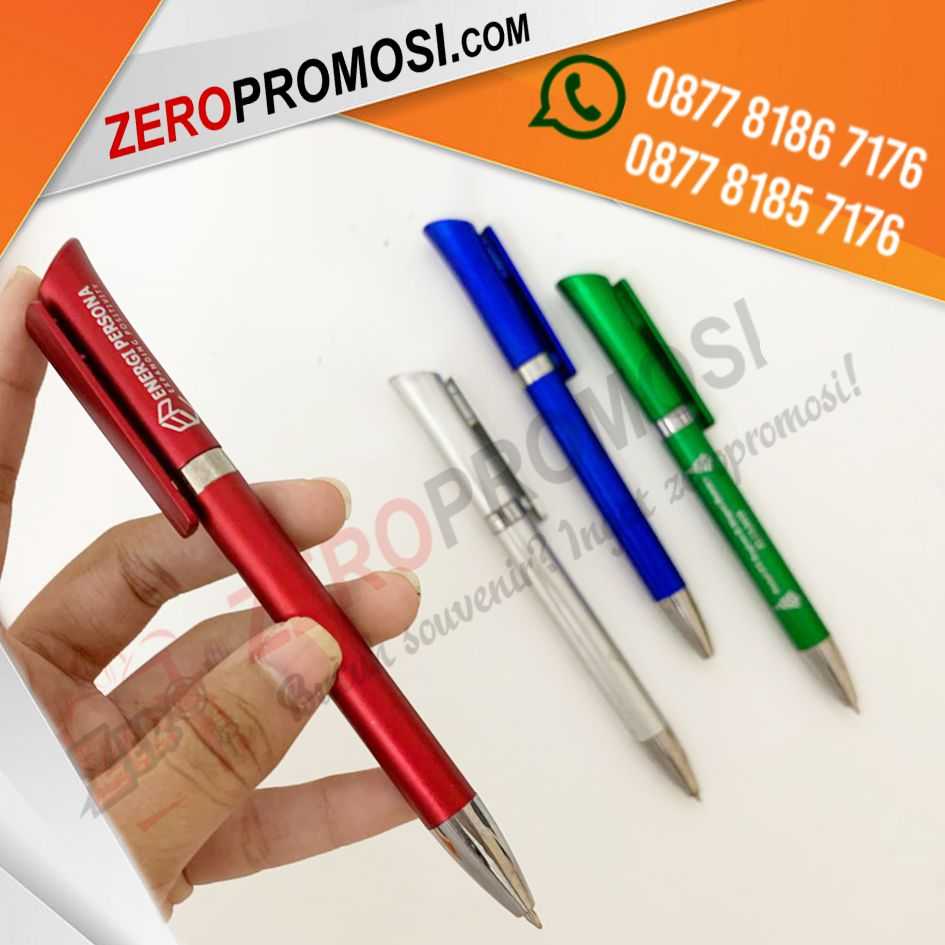 Jual Souvenir Pulpen Promosi Tipe 738 Custom Logo Murah | Jakmall.com