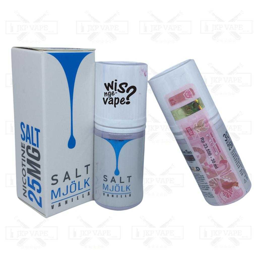 Jual Salt Mjolk V1 Vanilla Milk 30ml - Latt Mjolk V2 Salt Nic By