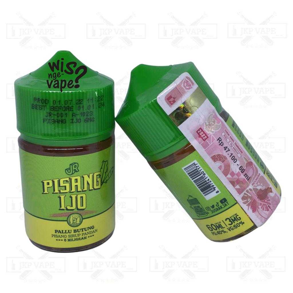 Jual Pisang Ijo Pallu Butung 60ml - Liquid Vape By Jus Rakjat