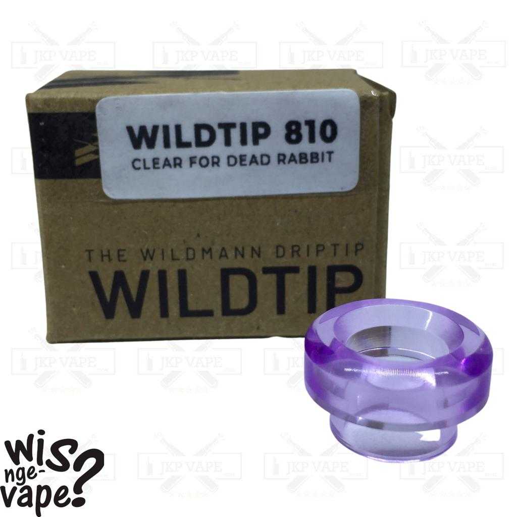 Jual Wildtip 810 For DEAD RABBIT RDA - CLEAR Driptip By Wildmann