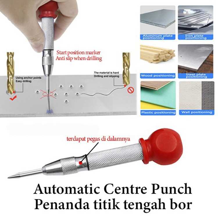 Jual Automatic Centre Punch - Alat Penanda Titik Tengah Bor