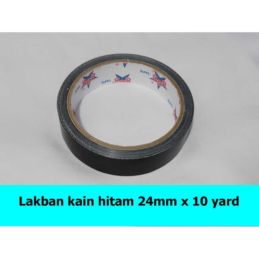 Jual Lakban Kain Hitam 24mm x 10yard Isolasi Cloth Hitam | Jakmall.com