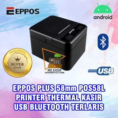 Jual EPPOS PLUS 58mm POS58L PRINTER THERMAL KASIR - USB | Jakmall.com