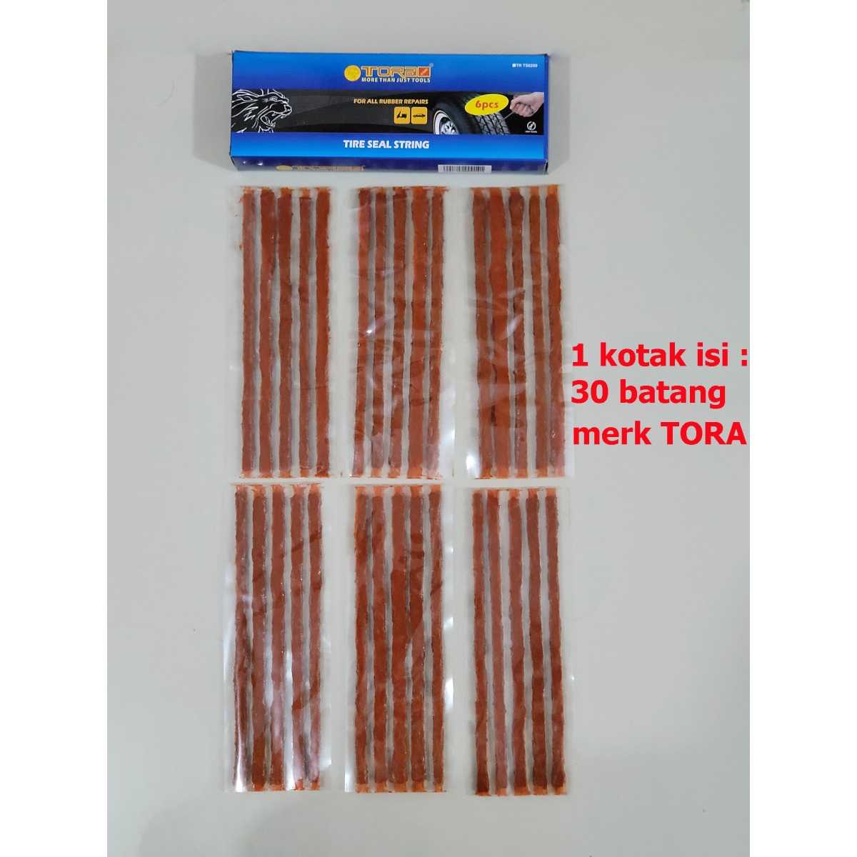 Jual 1 kotak 30 batang Karet Tambal Tubles / Lem Cacing Refill