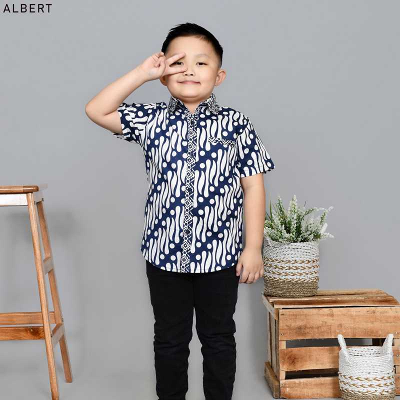 Jual Evercloth Albert Kemeja Batik Anak Laki-laki Baju Batik