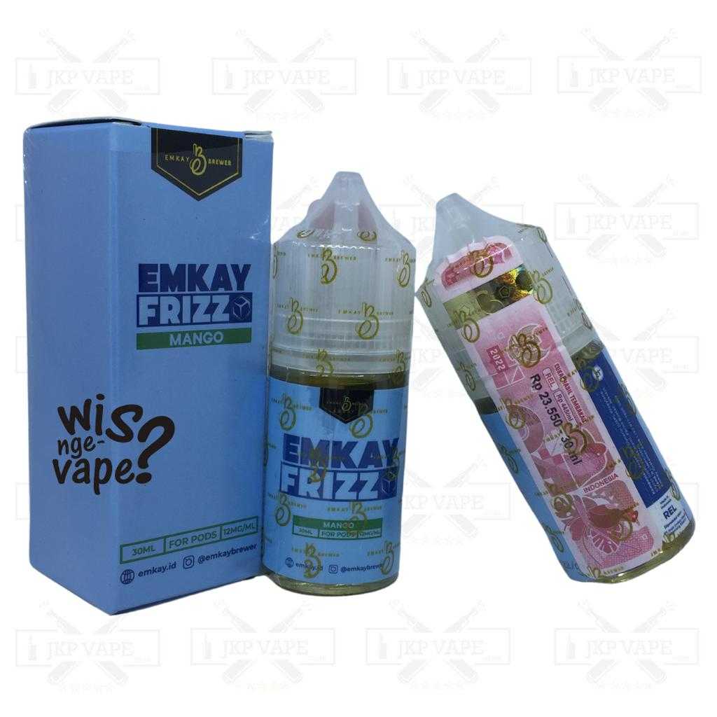 Jual Emkay Frizz Mango 30ml - Pods Friendly Liquid Vape By Emkay