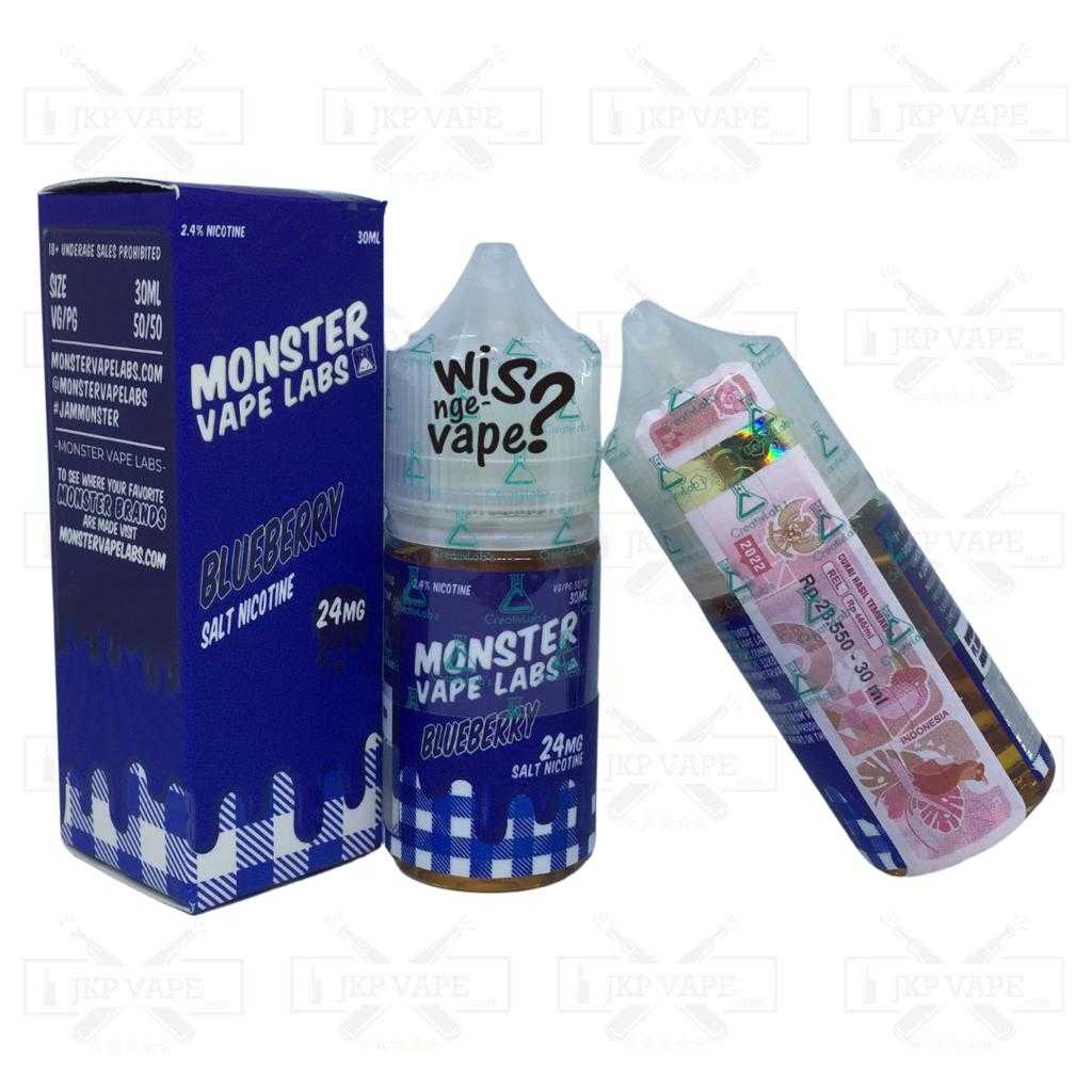 Jual JAM MONSTER BLUEBERRY 30ML - SALT NIC PREMIUM LIQUID VAPOR