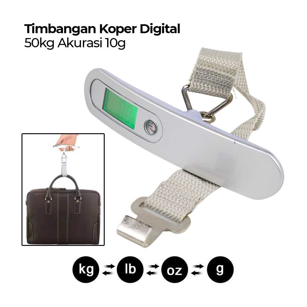 Jual KBT Timbangan Koper Tas Digital Luggage Scale 50kg | Jakmall.com