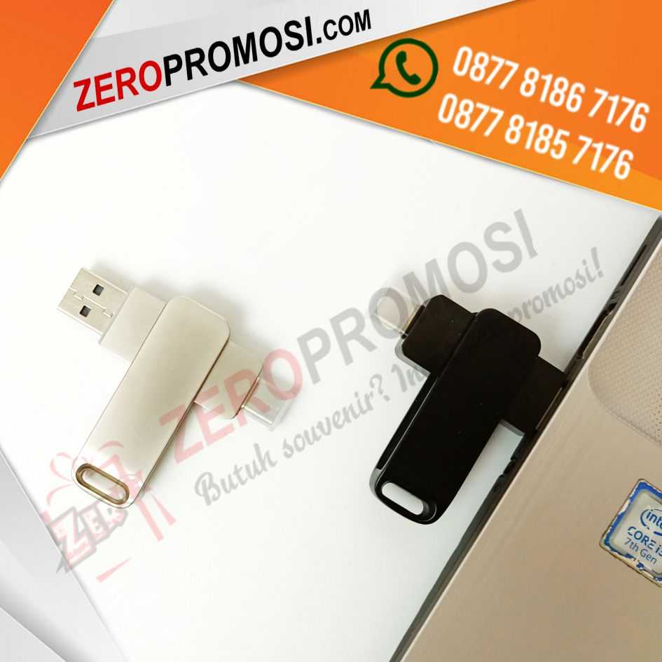 Jual Usb Flashdisk Rotate Metal TPCMT01 Type C Cetak Logo