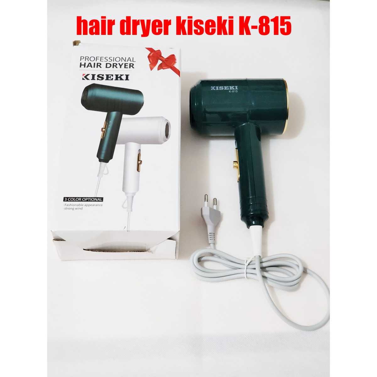Jual kiseki K-815 Alat Pengering Rambut Portable Professional
