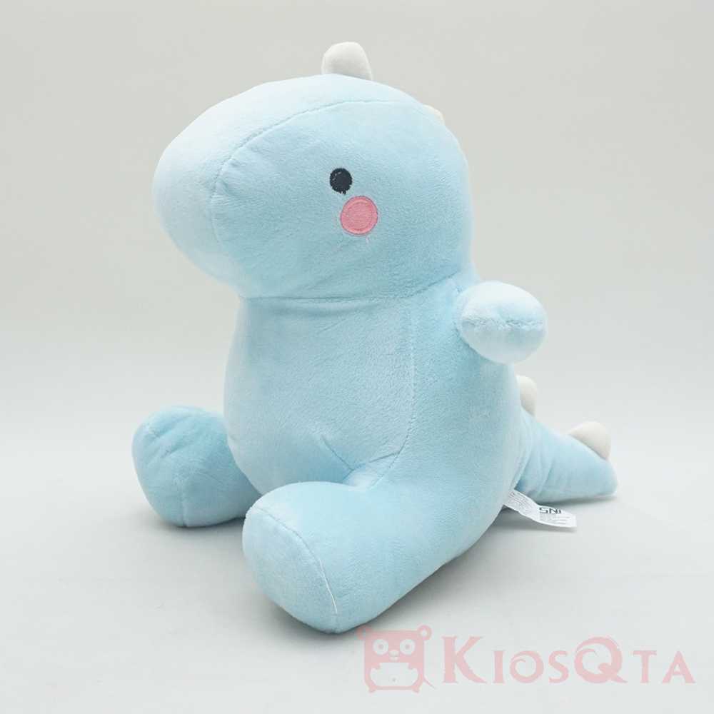 Jual boneka dinosaurus polos lucu dino biru muda large | Jakmall.com