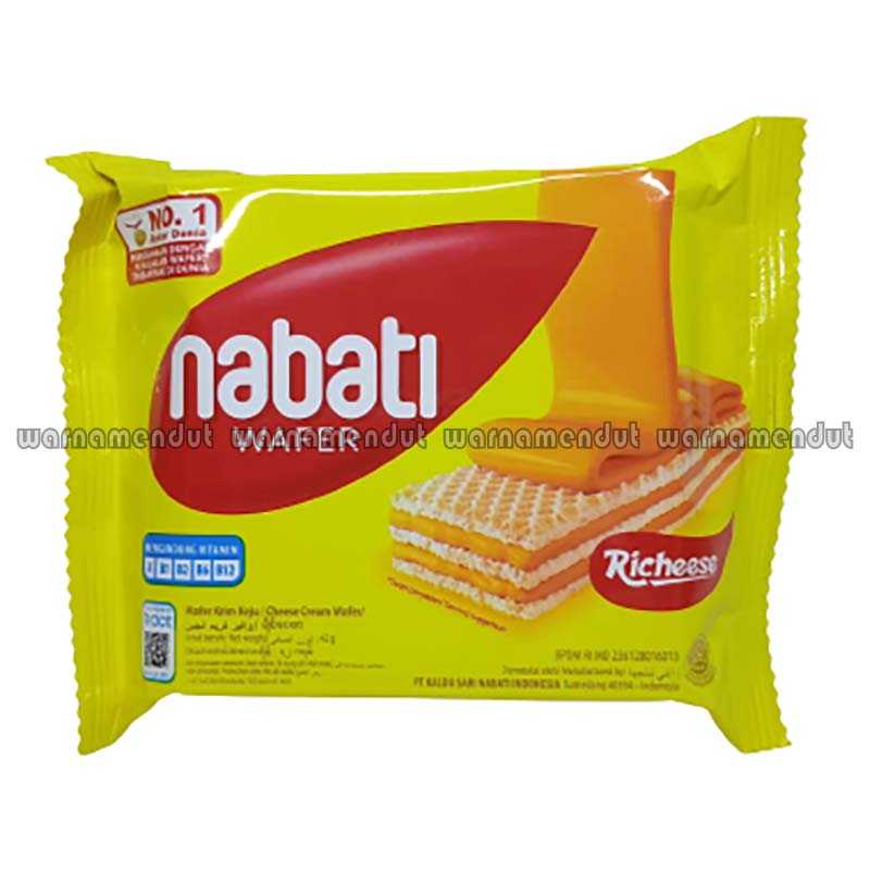Jual Nabati wafer richeese keju 42gr (1pcs) WMO RC1609 | Jakmall.com