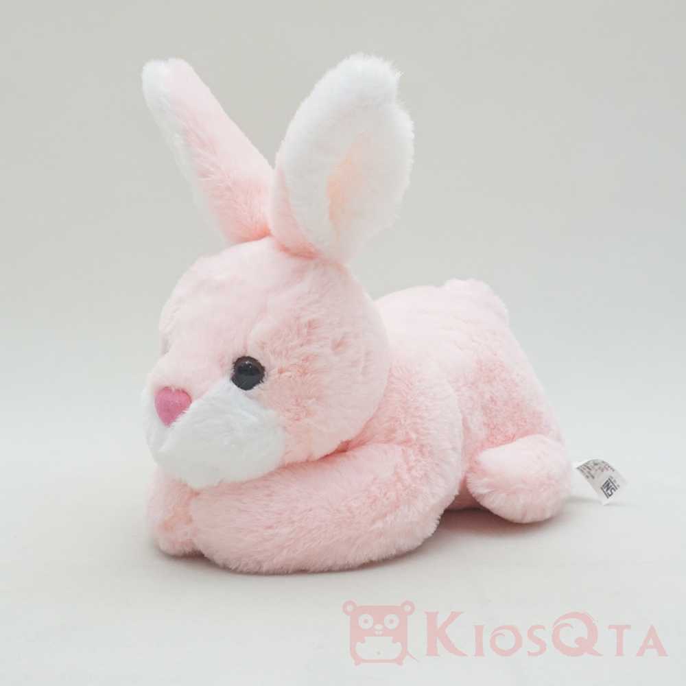 Jual boneka kelinci lucu cute bunny tiarap pink medium | Jakmall.com