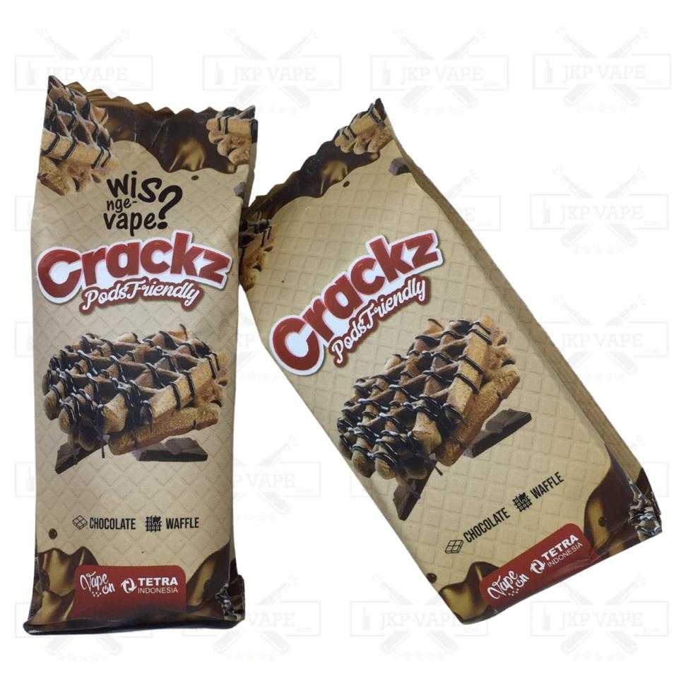 Jual Crackz V4 Chocolate Waffle 30ml - Pods Friendly Liquid By