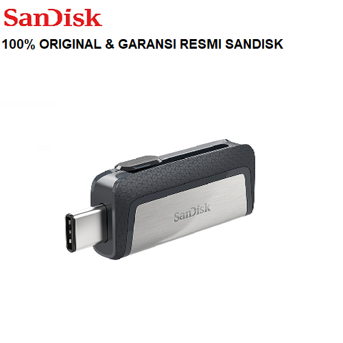 Jual SanDisk OTG 256GB USB Type-C USB 3.1 Ultra Dual Drive