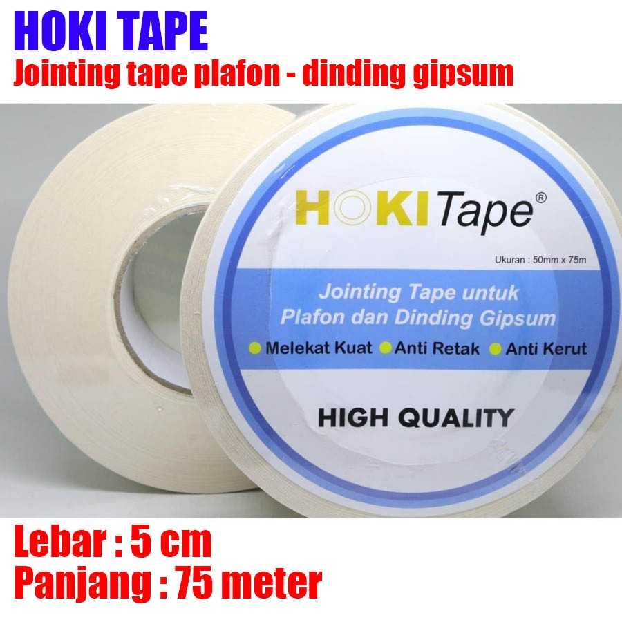Jual Jointing Tape 5cmx75m Lakban Untuk Plafon dan Dinding