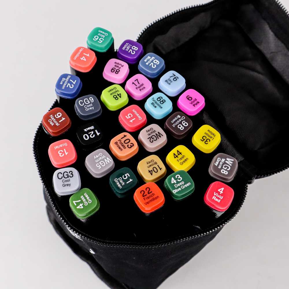 Jual Toddi Spidol Dual Side Fine Art Marker 30 Color - T30