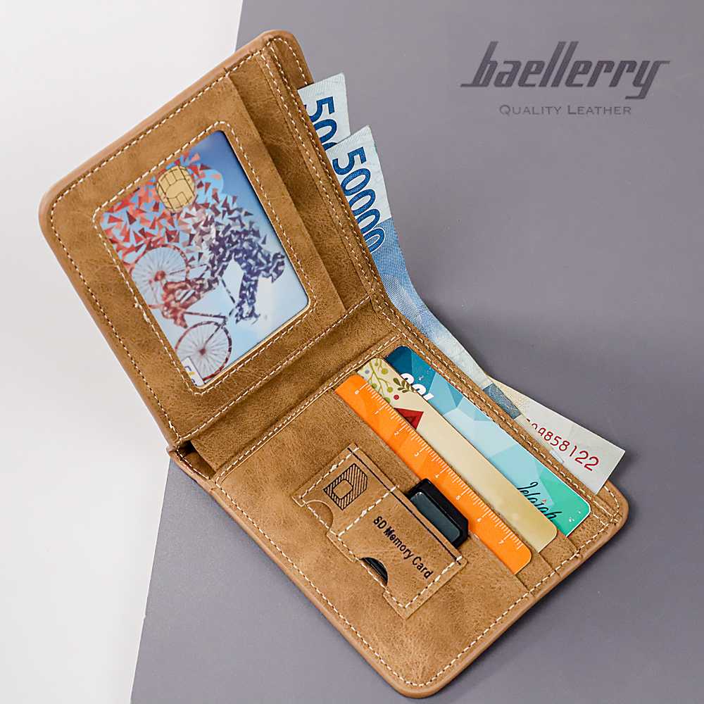 Jual Baellerry Dompet Kulit Pria Bahan Nubuck - G1166/D1166