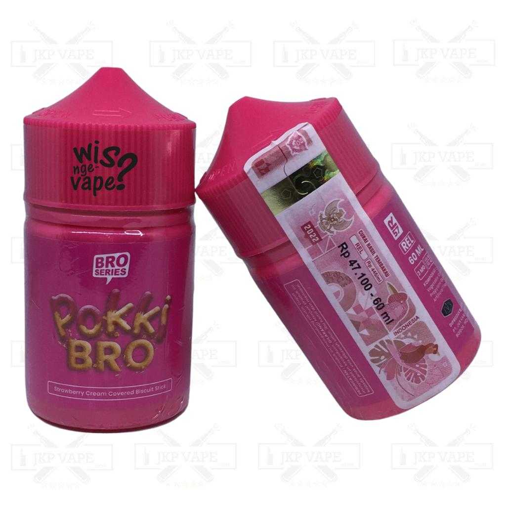 Jual POKKIBRO STRAWBERRY 60ML - PREMIUM LIQUID VAPE BY POCKYY