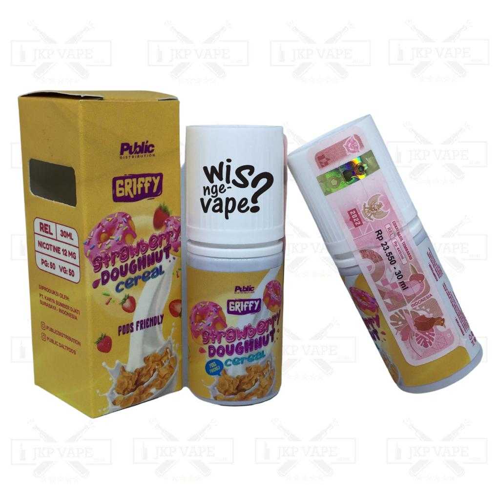 Jual Griffy Strawberry Doughnut Cereal 30ml - Pods Friendly