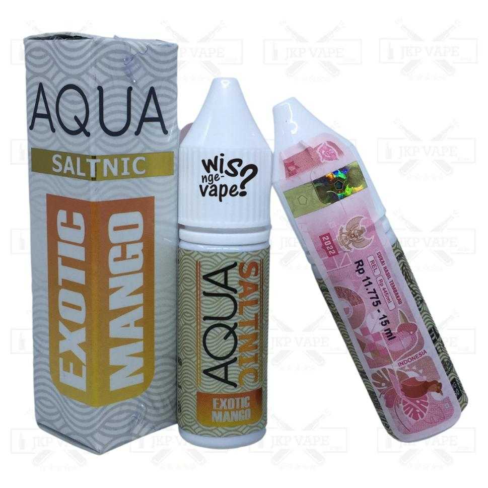 Jual Aqua SaltNic Exotic Mango 15ml - Salt Nic Liquid Vape By