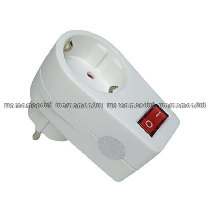 Jual Kenmaster steker XX 424K steker colok switch saklar 1