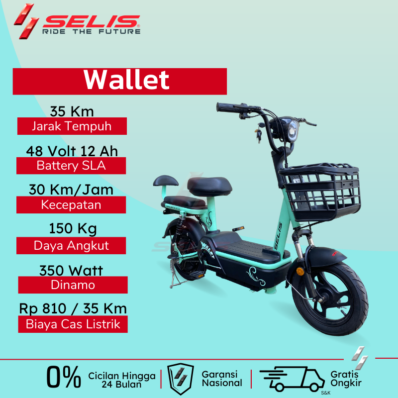 Jual Selis Sepeda listrik tipe Wallet | Jakmall.com