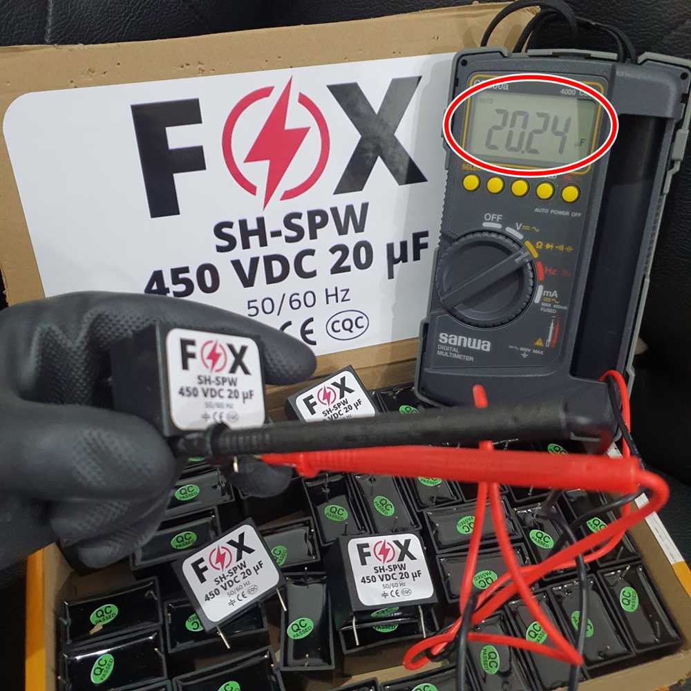 Jual FOX Kapasitor Original 20uf 450VDC SH-SPW/Capasitor AC
