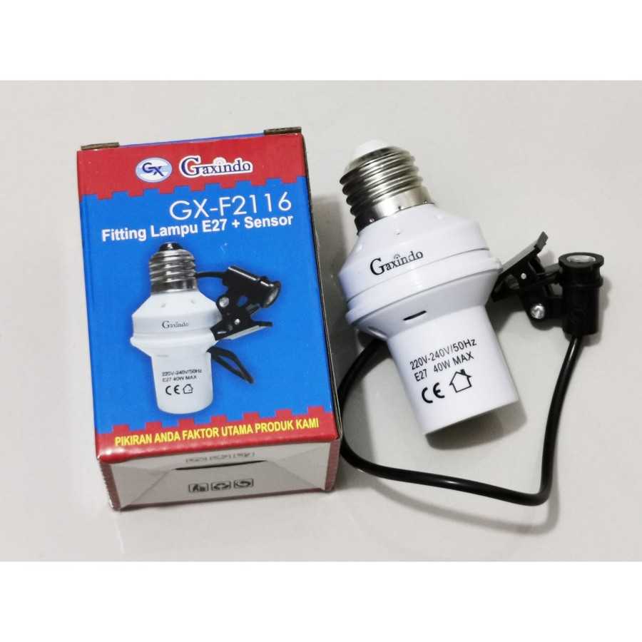 Jual FITTING SENSOR CAHAYA FITING LAMPU SENSOR CAHAYA | Jakmall.com