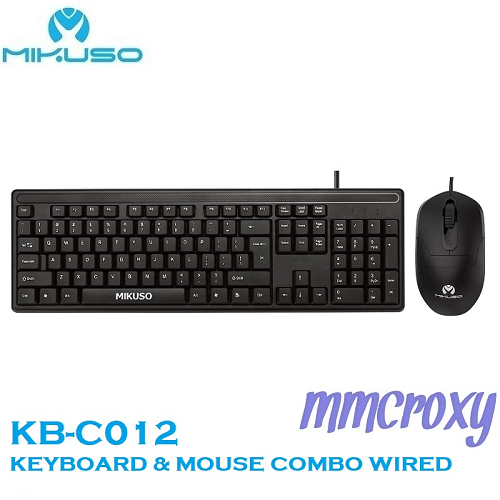 Jual Keyboard Mouse Mikuso KB-C012 USB Combo | Jakmall.com