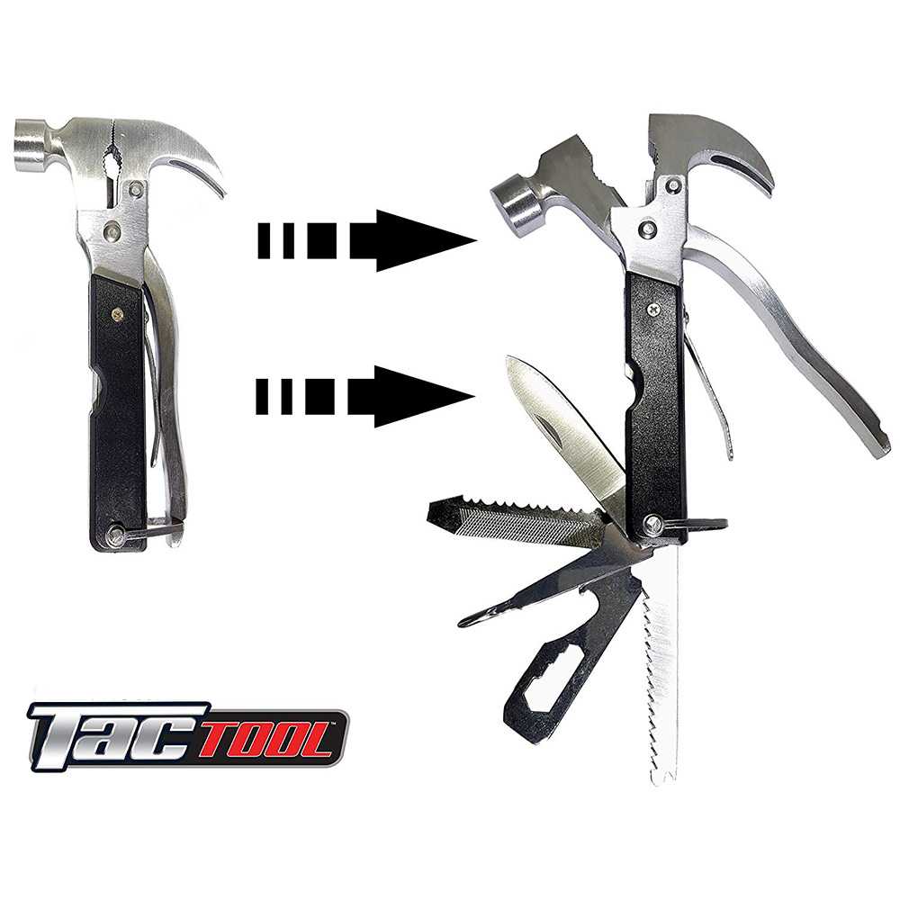 Jual TANG SERBAGUNA TACTOOL 18 in 1 Palu serbaguna multifungsi