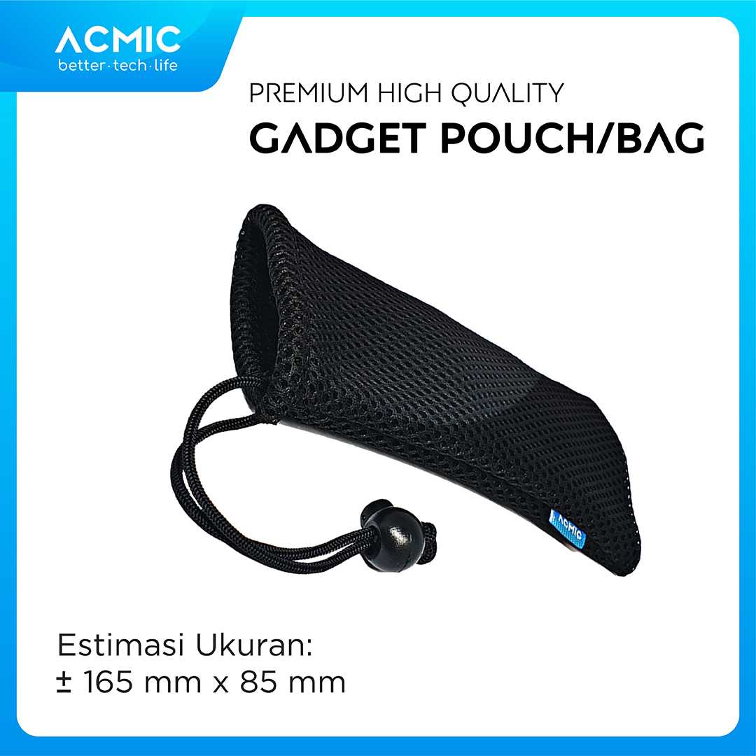 Jual Pouch Jaring Premium / PowerBank Bag / Sarung Power Bank